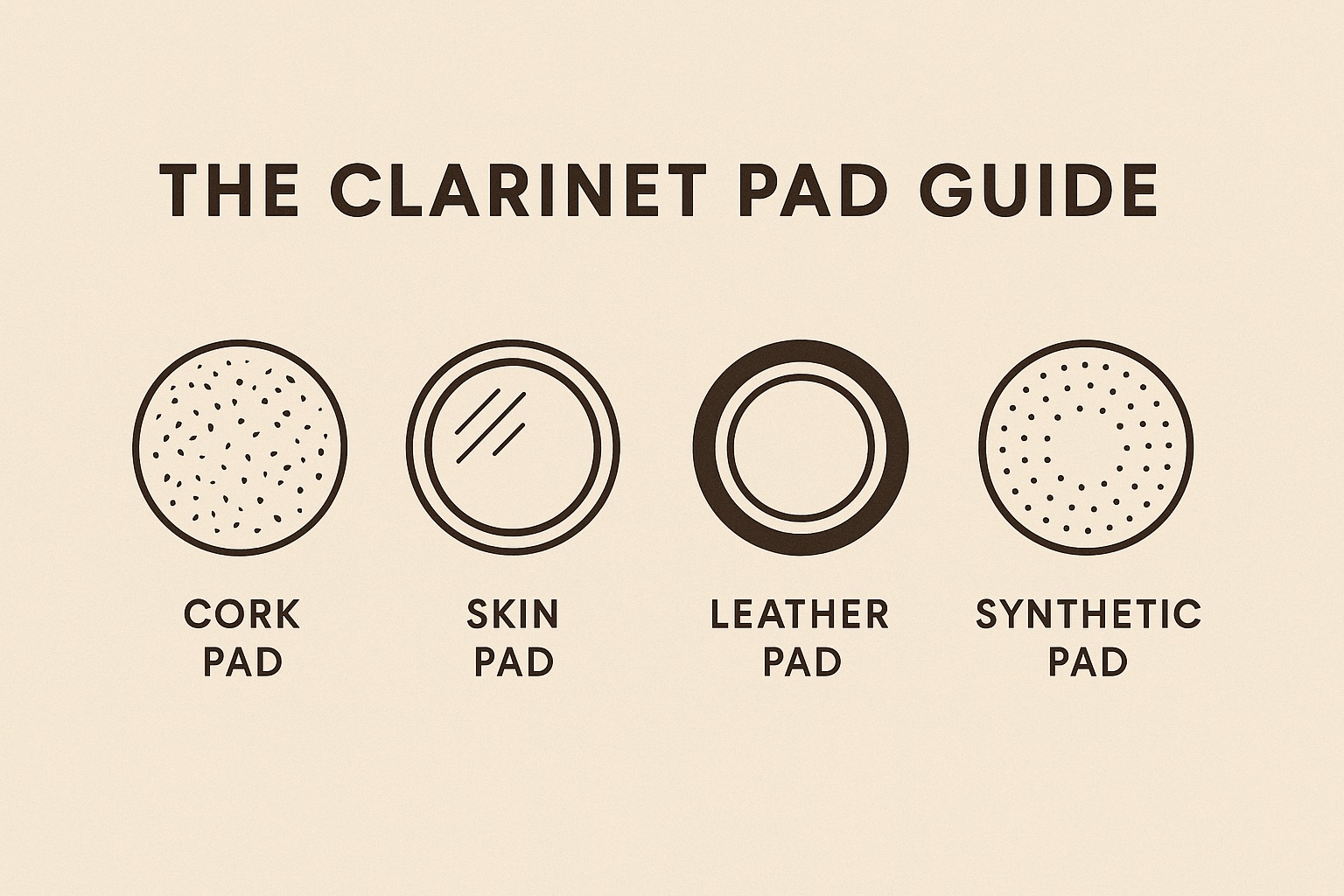 Fish Skin Pads Clarinet
