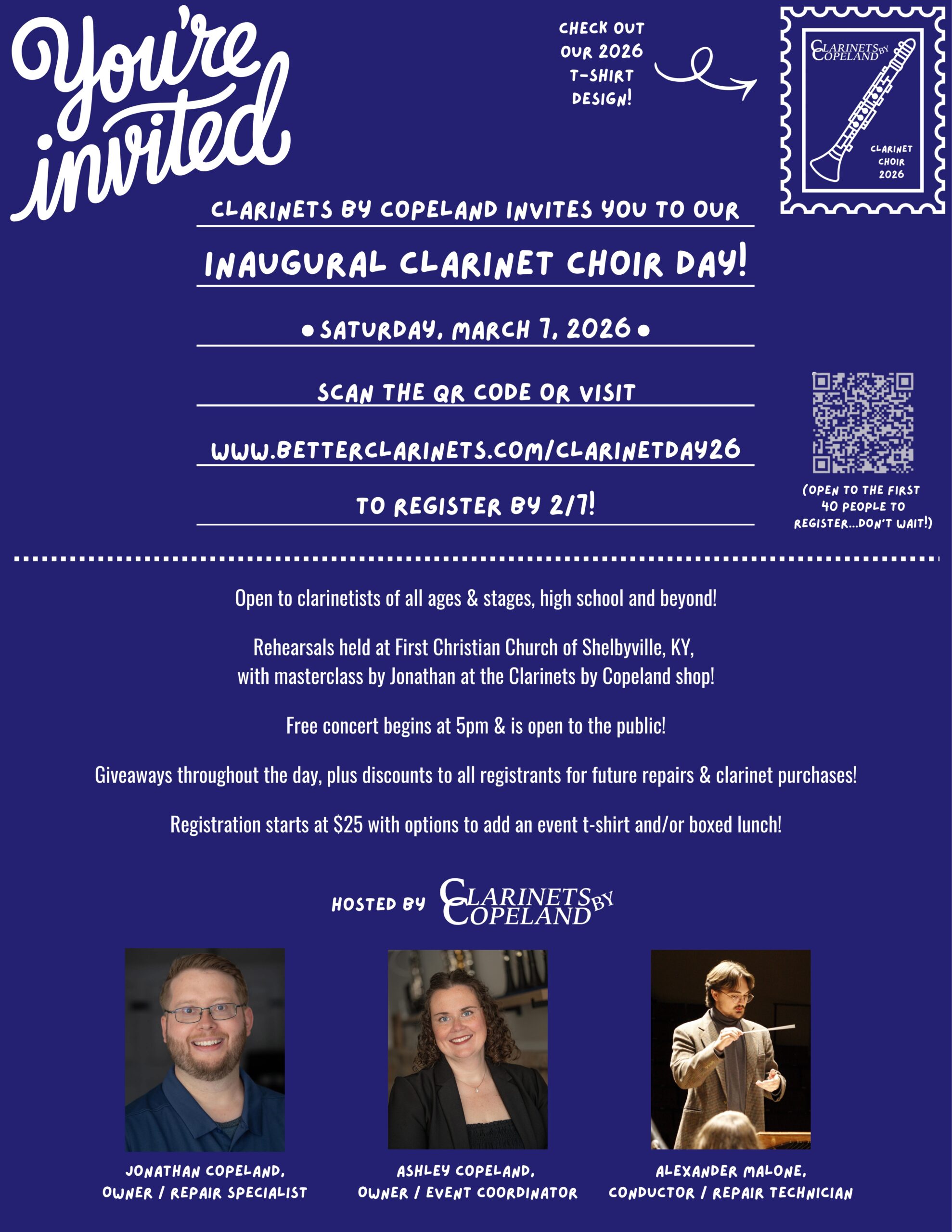 Clarinet Day 2026 - Clarinets by Copeland