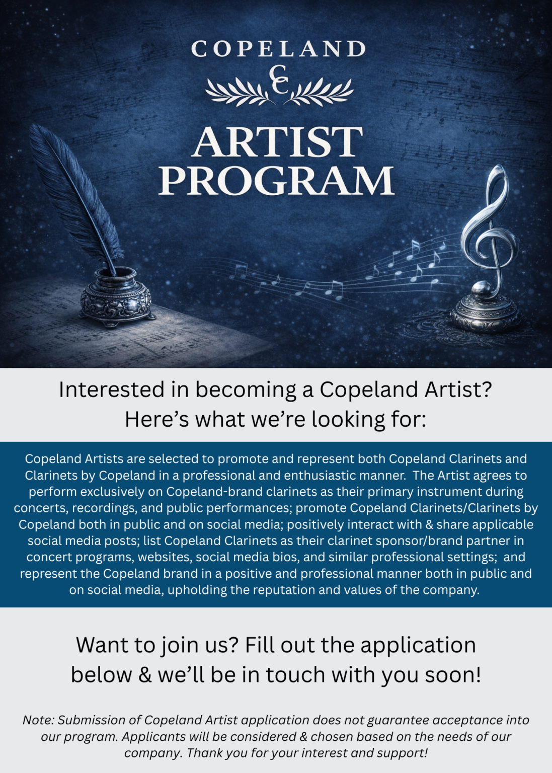 Copeland Artists - Copeland Clarinets
